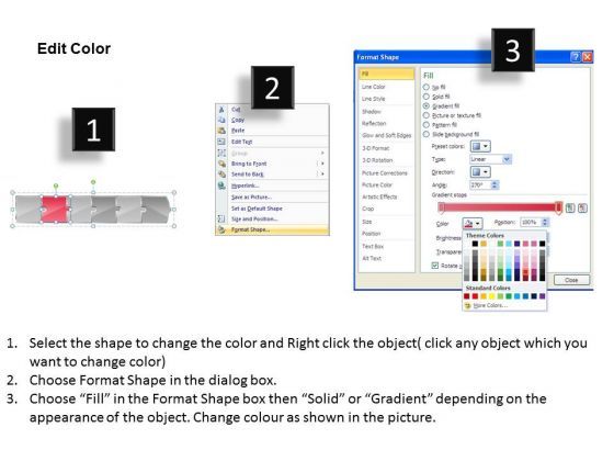 Linearly Placed Puzzles 6 Stages Sample Flow Charts Powerpoint Templates 