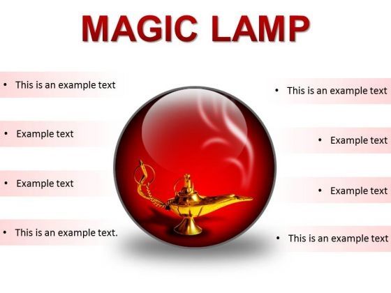 Magic Lamp01 Metaphor PowerPoint Presentation Slides C
