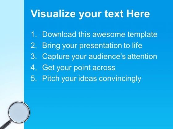 Magnifying Concepts Of Business Approach PowerPoint Templates Ppt ...