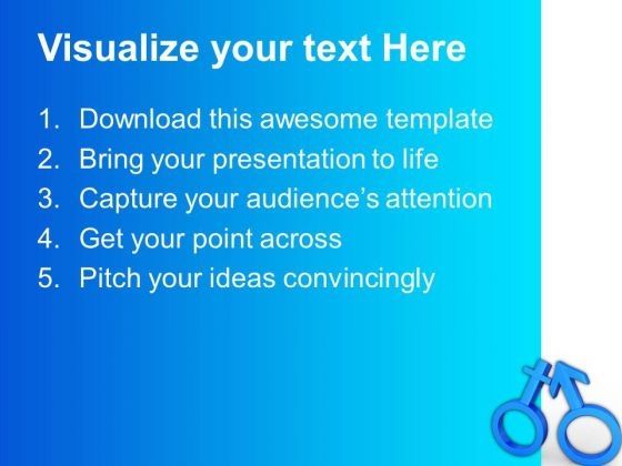 Male And Female Symbols Powerpoint Templates Ppt Backgrounds For Slides