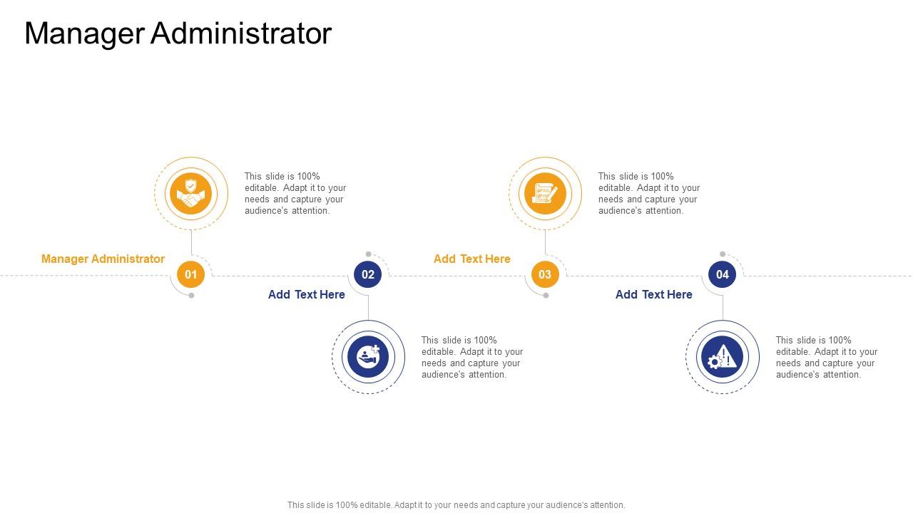 Manager Administrator In Powerpoint And Google Slides Cpb