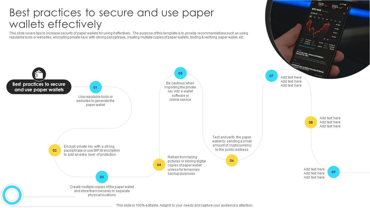 Mastering Blockchain Wallets Best Practices To Secure And Use Paper