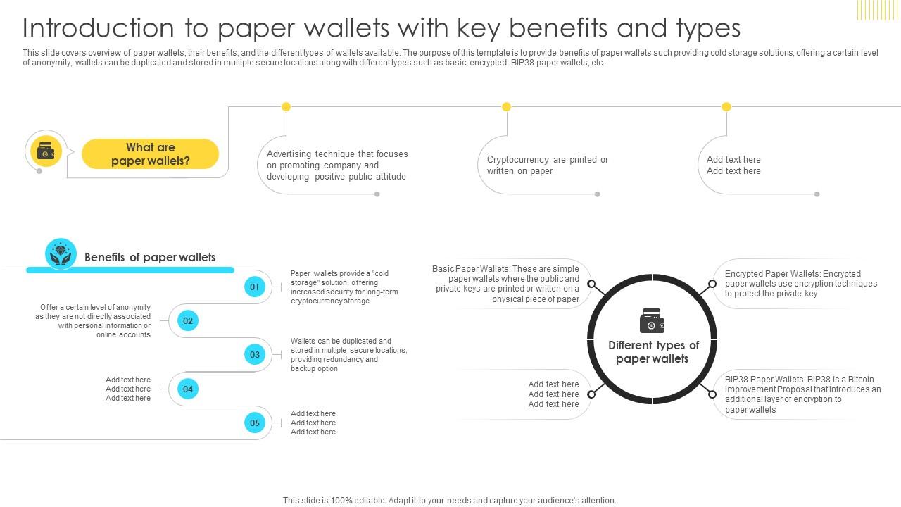 Mastering Blockchain Wallets Introduction To Paper Wallets With Key Benefits BCT SS V