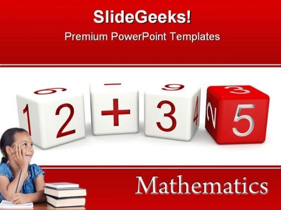 Mathematics Education PowerPoint Template 0610