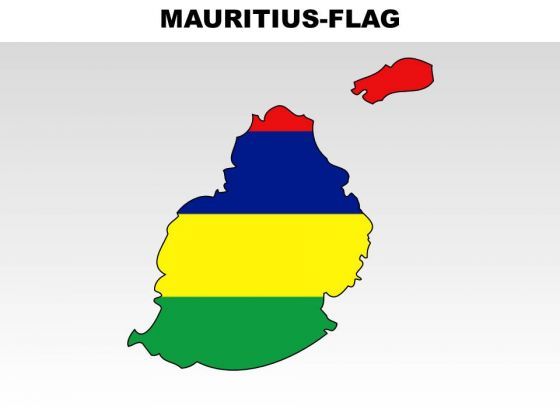 Mauritius Country PowerPoint Flags