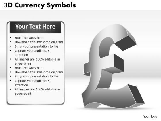 Mba Models And Frameworks 3d Currency Symbols Marketing Diagram