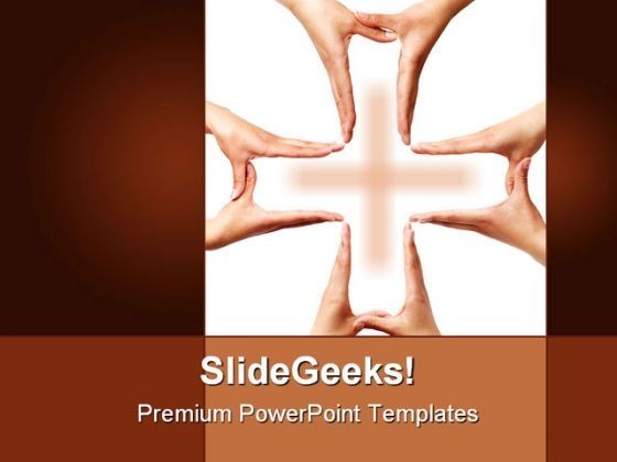 Medical Cross Symbol Hospitality PowerPoint Templates And PowerPoint Backgr