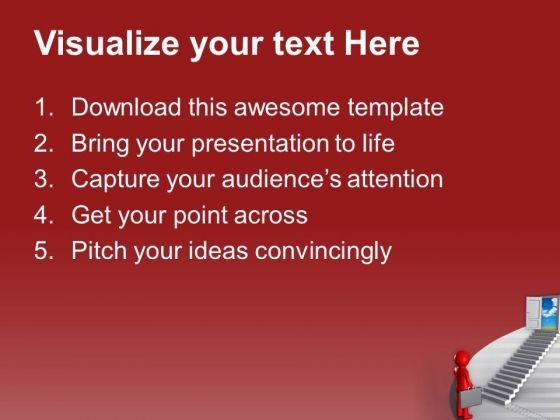 Move Towards The Right Place Powerpoint Templates Ppt Backgrounds For