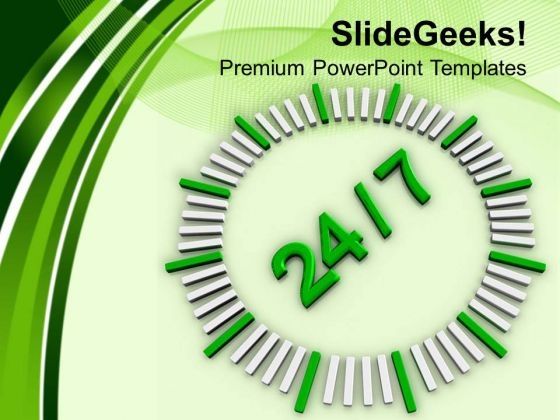Opening Hours Sign Business Assistance PowerPoint Templates Ppt ...