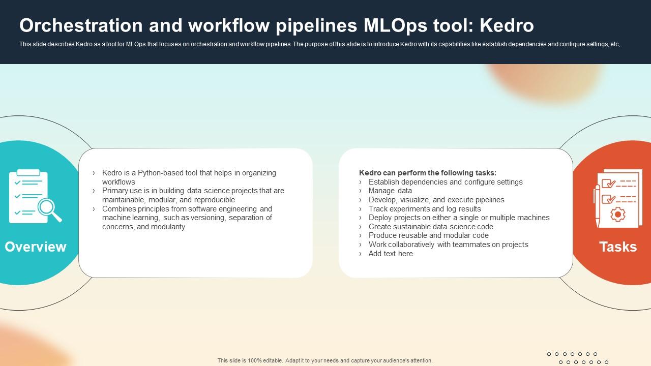 Orchestration And Workflow Pipelines Mlops Tool Kedro Introduction To