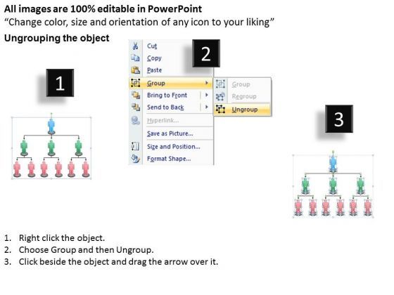 Organization Chart For Office Hierarchy Ppt Sample Business Plans PowerPoin