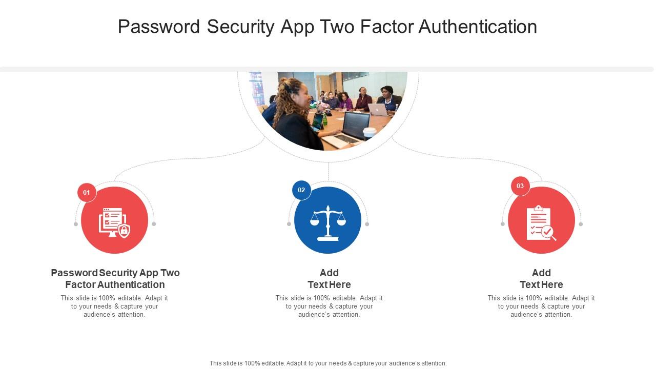 Password Security App Two Factor Authentication In Powerpoint And