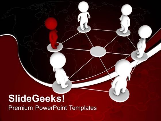 People Networking Leadership PowerPoint Templates And PowerPoint Themes ...