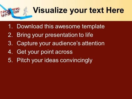 Positive Attitude For Success PowerPoint Templates Ppt Backgrounds For Slid