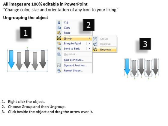 PowerPoint Arrows 5 Stages Parallel Staggered Process Templates PowerPoint Arrows 5 Stages Parallel Staggered Process Templates