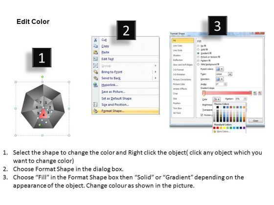 PowerPoint Backgrounds Diagram Circular Quadrant Ppt Template