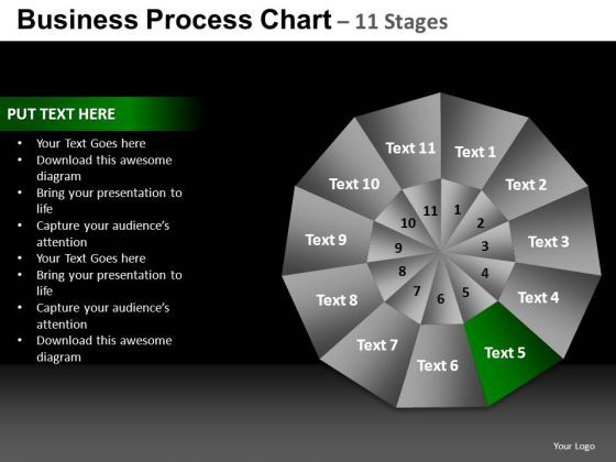 PowerPoint Backgrounds Diagram Pie Chart Ppt Theme
