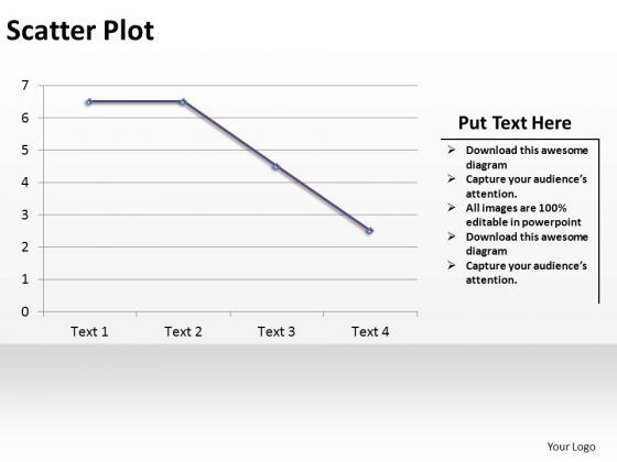 PowerPoint Design Slides Data Driven Scatter Plot Ppt Backgrounds
