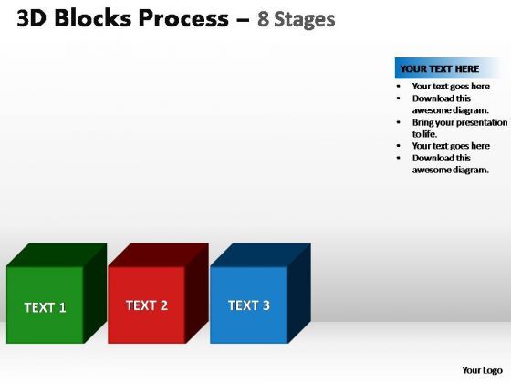PowerPoint Layouts Global Blocks Process Ppt Backgrounds