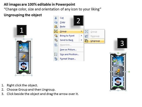 Powerpoint Presentation Filmstrip Company Success Movie Timeline Ppt Layouts