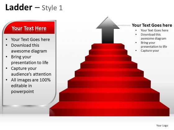 PowerPoint Presentation Marketing Ladder Ppt Themes