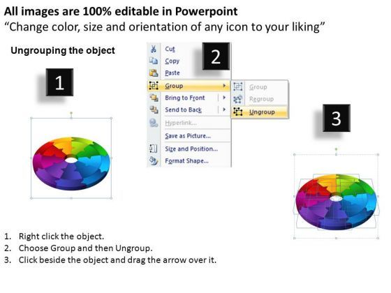 PowerPoint Slide Cycle Process Circular Process Ppt Design