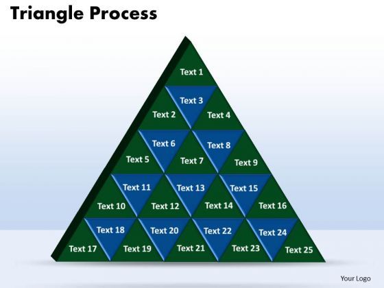 PowerPoint Slide Designs Triangle Process Chart Ppt Template