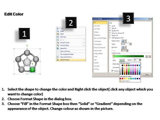 PowerPoint Slide Diagram Five Perception Ppt Backgrounds