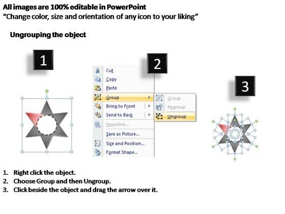 PowerPoint Slide Graphic Star Diagram Ppt Theme