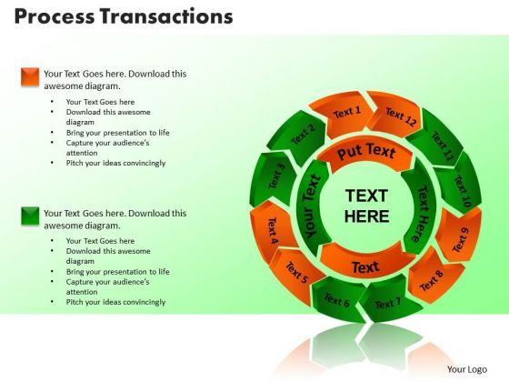 Powerpoint Slide Process Transaction Business Ppt Backgrounds
