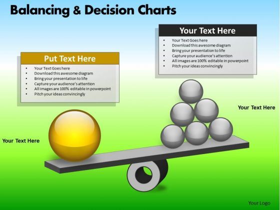Powerpoint Template Business Teamwork Balancing Decision Charts Ppt Designs