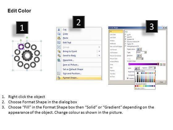 PowerPoint Templates Growth Gears Process Ppt Design