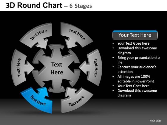 PowerPoint Themes Chart Round Chart Ppt Design
