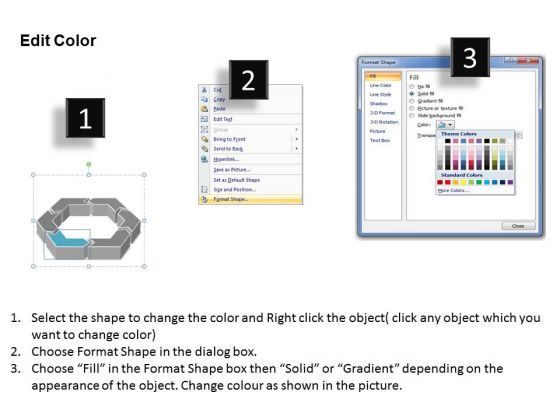 Ppt 6 Factors Hexagon Angles Editable Powerpoint Templates Theme