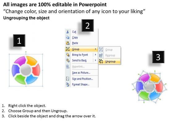 Ppt Circular Motion PowerPoint Process 6 Factors Templates Ppt Circular Motion PowerPoint Process 6 Factors Templates