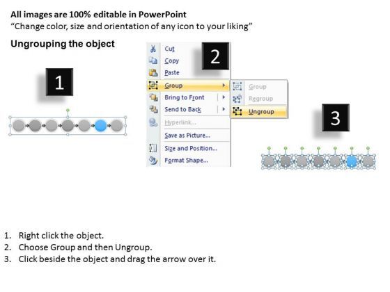 Ppt Continuous Action Of 7 Steps Working With Slide Numbers Powerpoint 5074