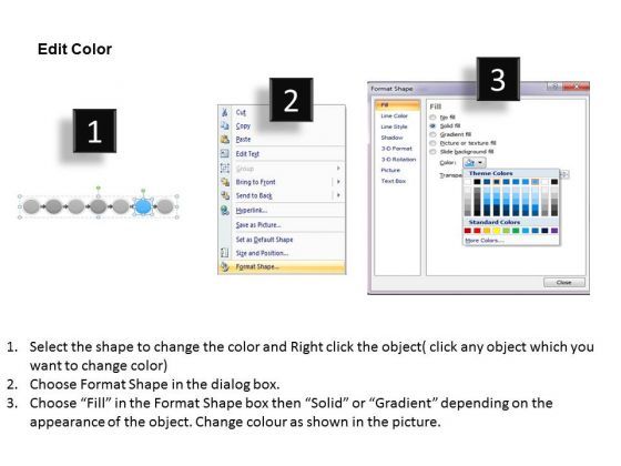 Ppt Continuous Action Of 7 Steps Working With Slide Numbers Powerpoint 5186