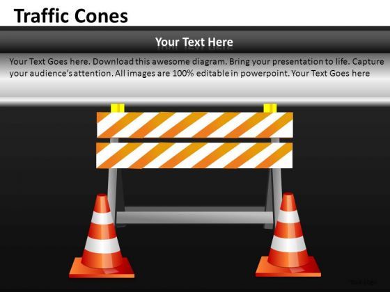 Ppt Slides Business Roadblocks Ahead Traffic Cones PowerPoint Templates Ppt Slides Business Roadblocks Ahead Traffic Cones PowerPoint Templates