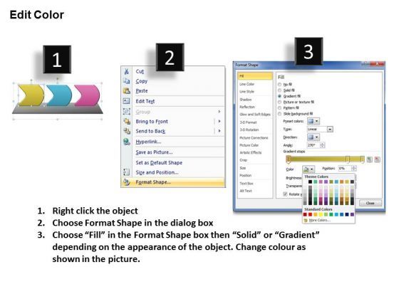 Ppt Three Create PowerPoint Macro Linear Process Templates Ppt Three Create PowerPoint Macro Linear Process Templates
