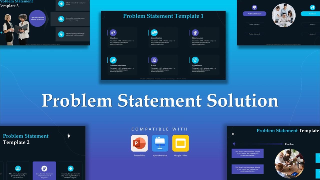 Problem Statement Solution Powerpoint Presentation Slides