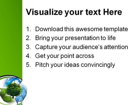 Recycle And Clean Environment PowerPoint Templates And PowerPoint ...