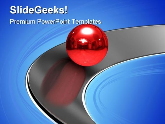 Red Leadership Metaphor PowerPoint Themes And PowerPoint Slides 0611