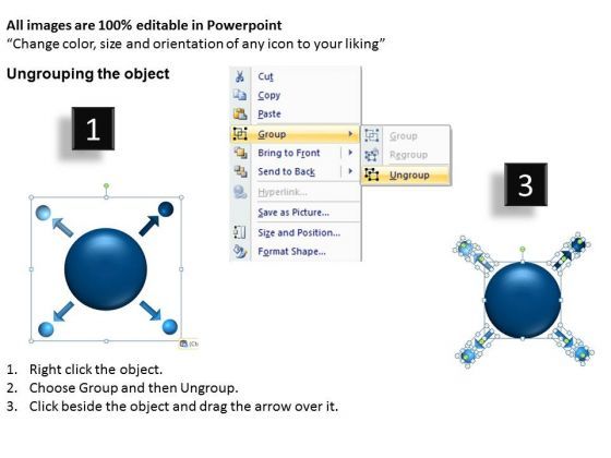 Sales Diagram 3d Circular List Marketing Diagram