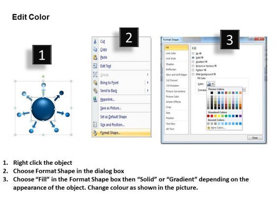 Sales Diagram 3d List Circular Diagram Business Diagram