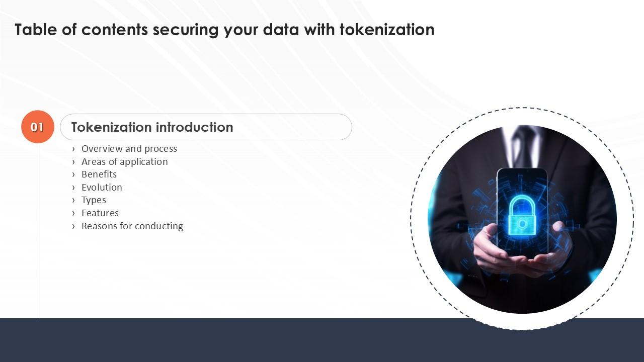 Securing Your Data With Tokenization Table Of Contents Ppt Sample