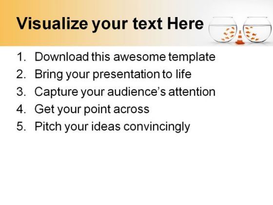 Separation Between Animal PowerPoint Template 0810 Separation Between Animal PowerPoint Template 0810