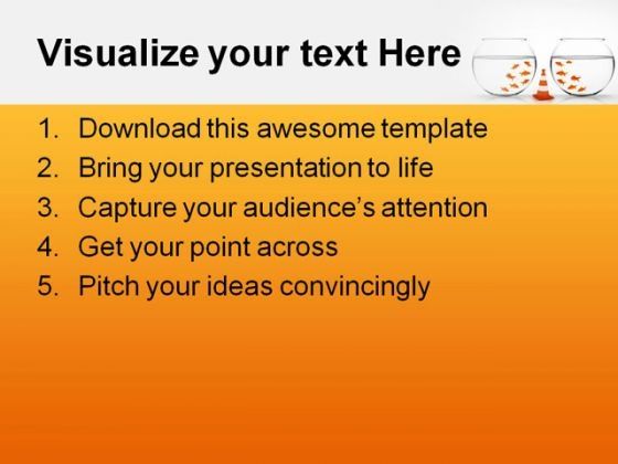 Separation Between Animal PowerPoint Template 0810 Separation Between Animal PowerPoint Template 0810