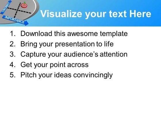 Set Your Goal As Per Importance PowerPoint Templates Ppt Backgrounds For Sl