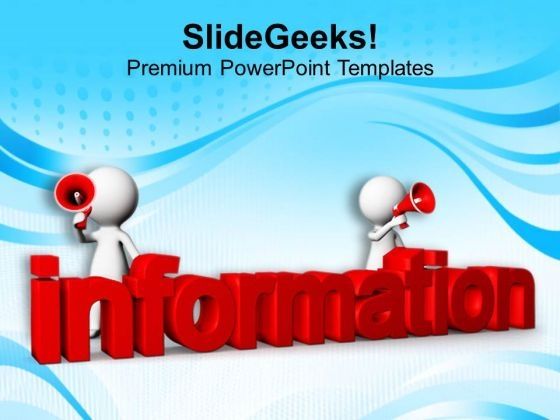 Share The Information PowerPoint Templates Ppt Backgrounds For Slides 0813