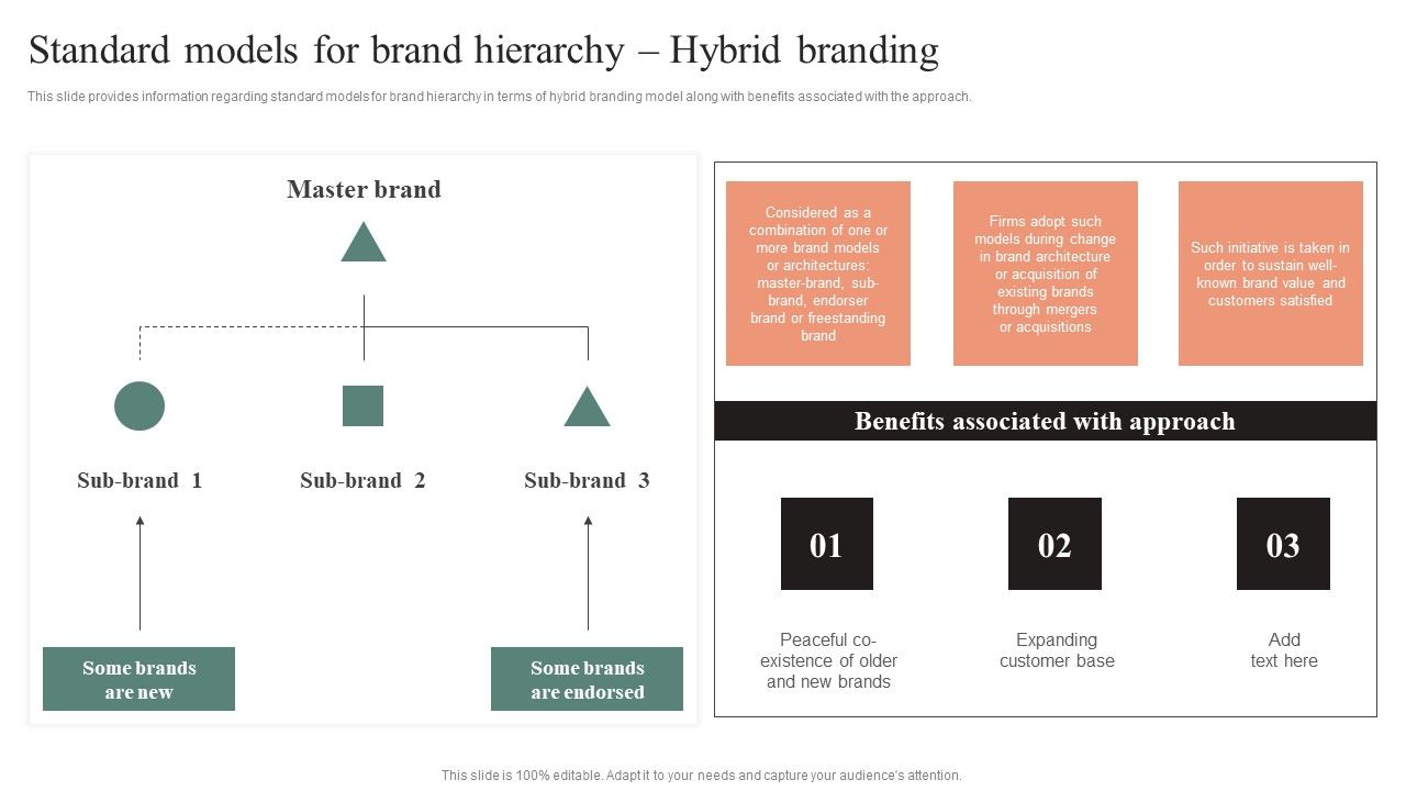 Standard Models For Brand Hierarchy Hybrid Branding Effective Brand ...